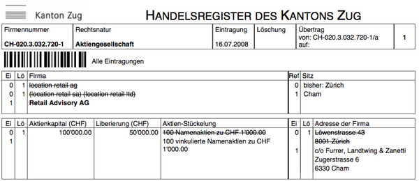 Vermisst im Handelsregister nach Firmen- und Sitzwechsel | Steiger Legal